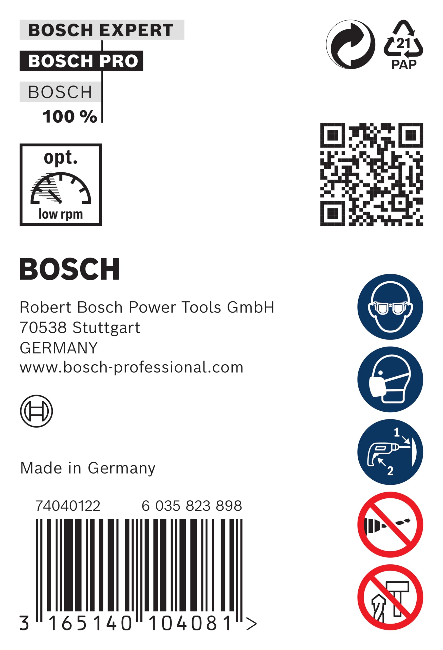 Bosch 2608597414 Formwork Drill Bit SDS+ 24mmx15.75In