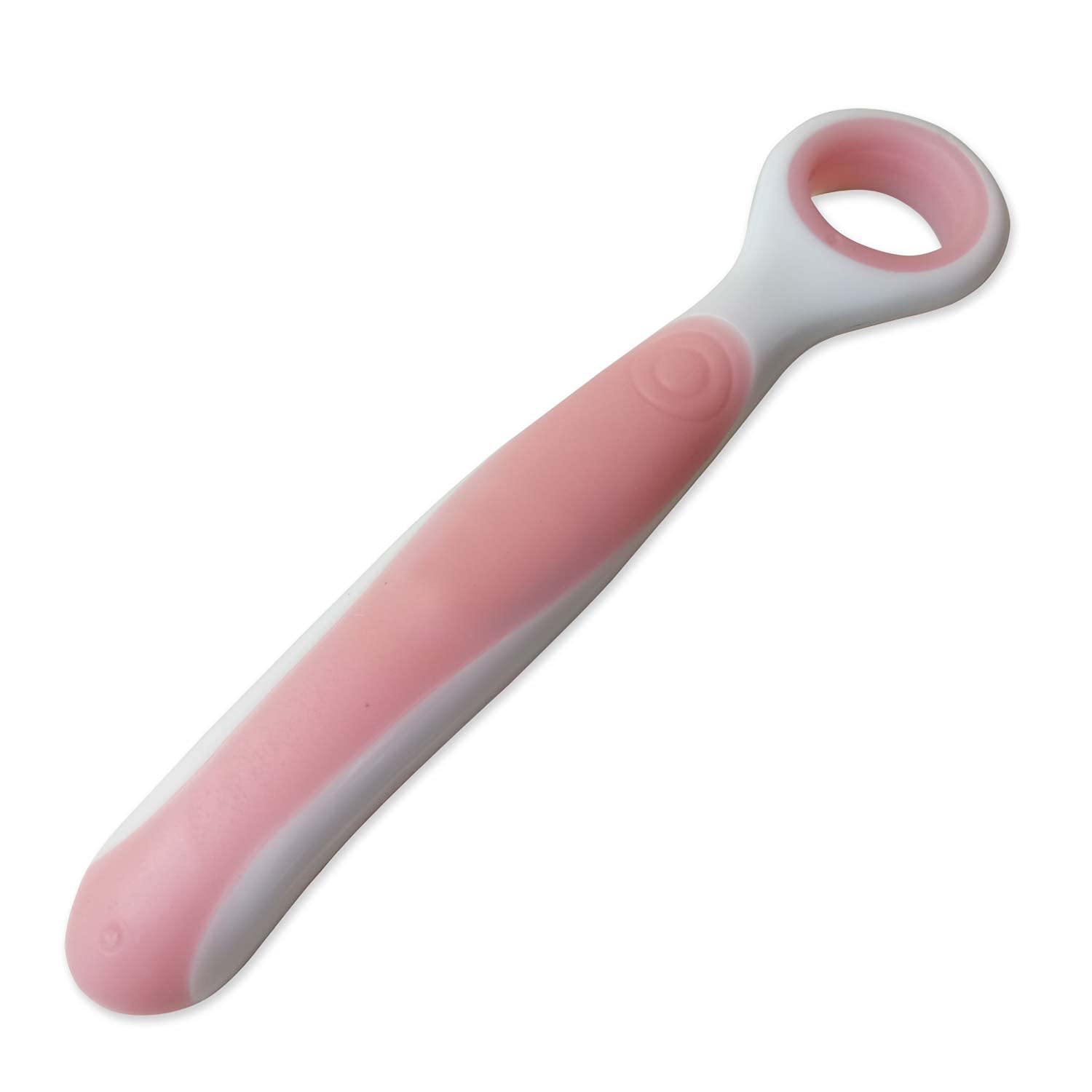 PREMIUM Silicone Baby Tongue Cleaner, Soft Tongue Scraper for Babies, Delicate Oral Care for Infants - Pink Color