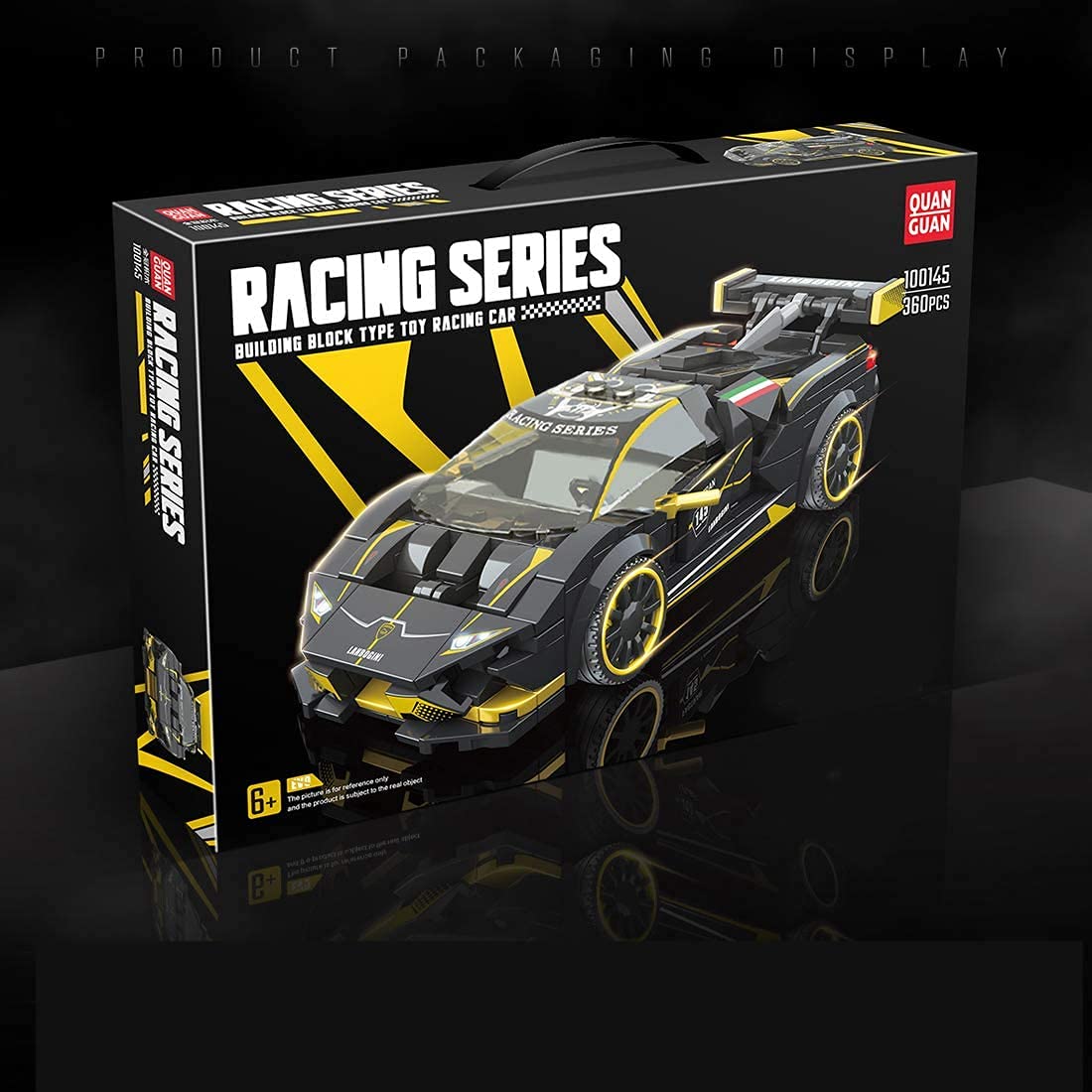 Auspcers Technic Racing Car Building Model Kit, 360 Pieces Speed Champions Racing Car Model Kit, Sports Car Building Set Assembling Educational Toys Compatible with Lego Technic