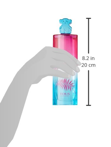 TOUS Bonjour Senorita Eau de Toilette Spray for Women, 3 Ounce, Multicolor (43004000)
