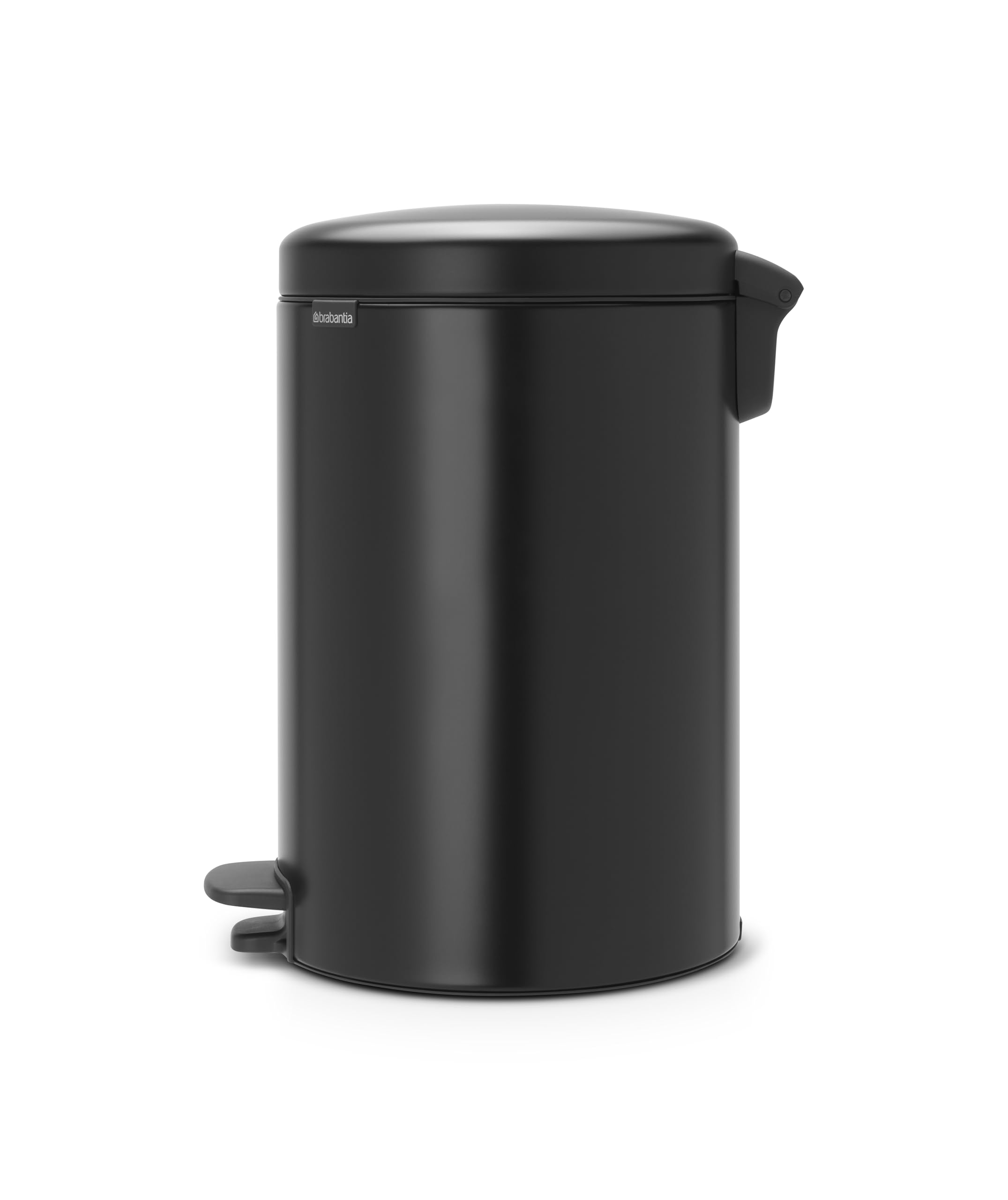 Brabantia 114106 Step Trash Can, 5.3 gallon, Matt Black