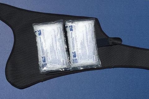 Ice Horse Pair of Stifle Wraps for Equine Therapy - Comes with 4 Ice Packs