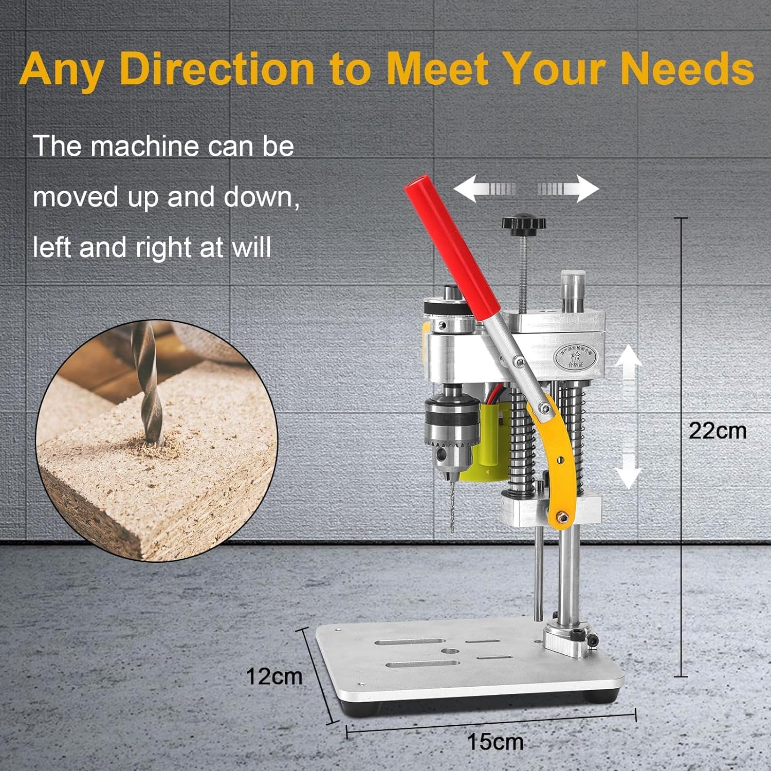 Mini Drill Press Bench Drill Adapter for Hand Drill CNC Small Drill Press Precision Drill Stand B10 Drill Chuck Hand Drill for Hand Drill DIY