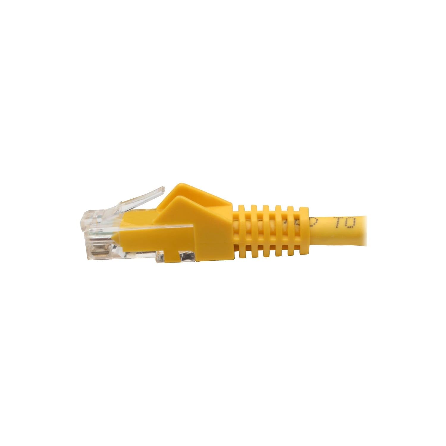 Tripp Lite Cat6 Gigabit Ethernet Snagless Molded Patch Cable, 24 AWG 550Mhz Premium UTP, Yellow GbE RJ45 M/M 6in 6" (N201-06N-YW)