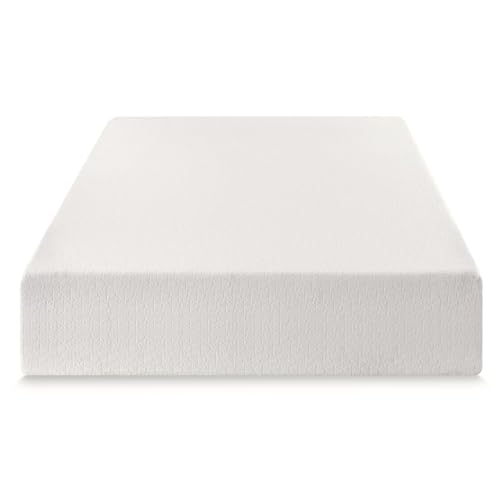 Best Price Mattress 14" Signature Green Tea Memory Foam Mattress, Queen, White