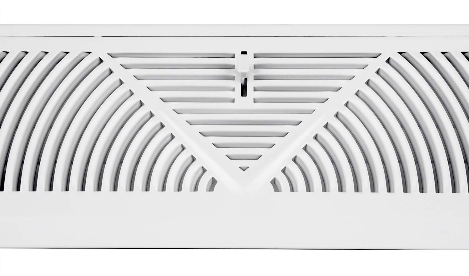 Accord ABBBWH18 Baseboard Register with Sunburst Design, 18-Inch(Duct Opening Measurement), White