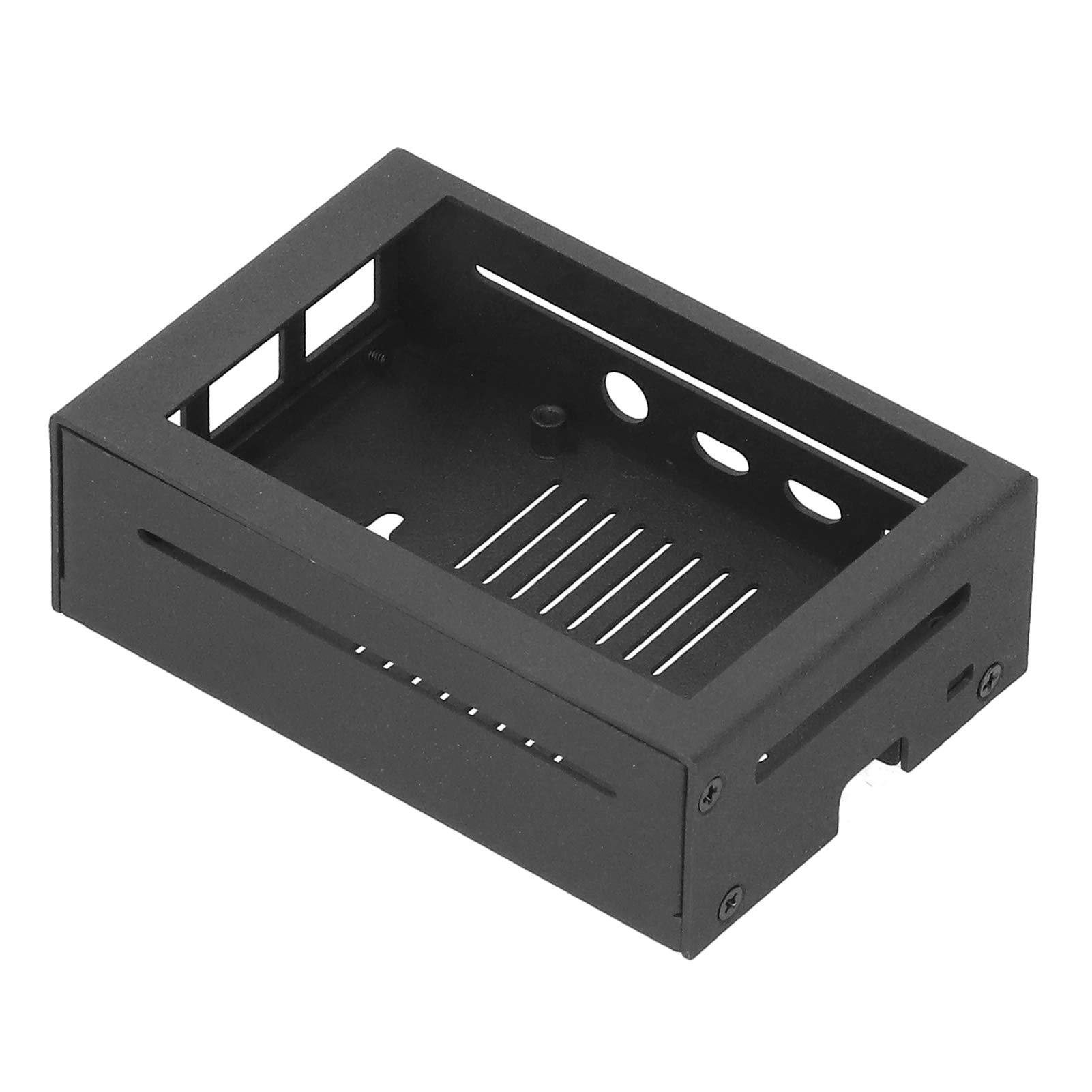 AUHX Protective Shell, Protective Shell Box Metal Computer Durable Rich Interfaces with Side GPIO Cable Slot for Protection(Metal Shell)
