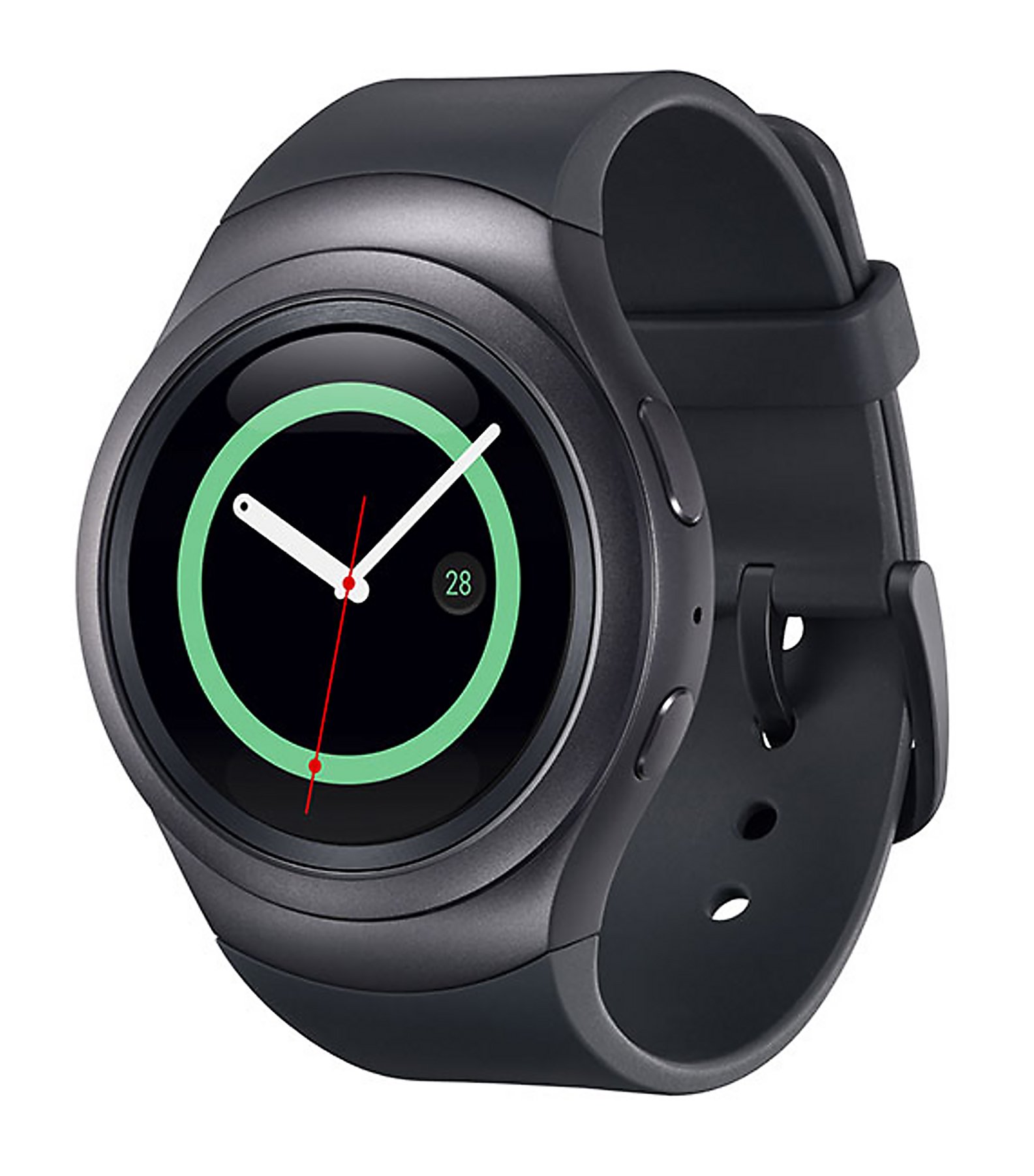 Samsung Gear S2 R730V (Verizon + Wi-Fi) Dust and Water Resistant Smartwatch - Dark Gray (Renewed)