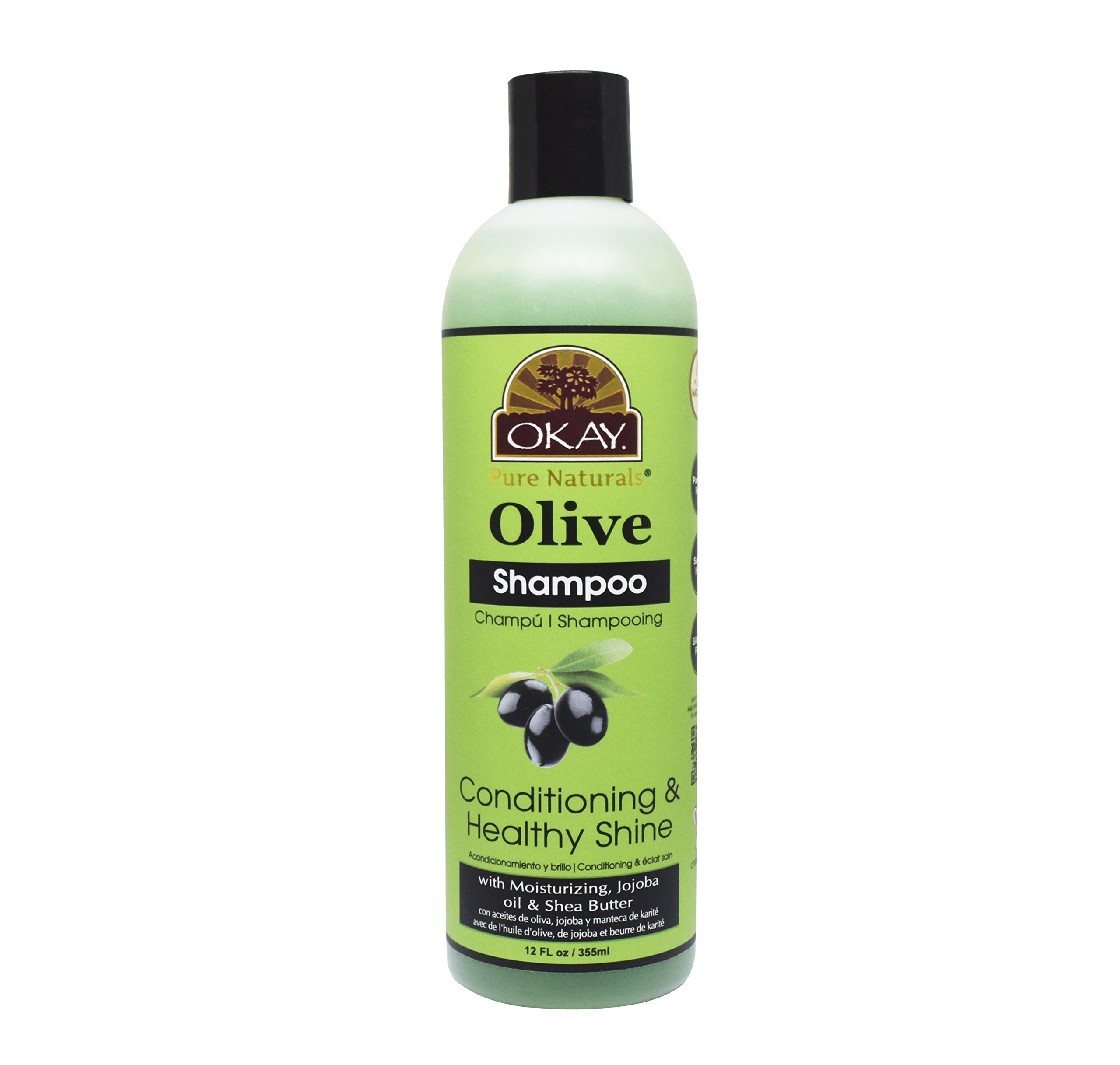 OKAY OLIVE OIL SHAMPOO 12oz / 355ml