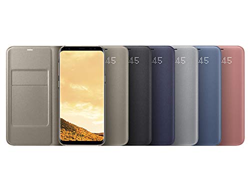 Samsung LED View Case for S8 Plus - Gold,EF-NG955PFEG
