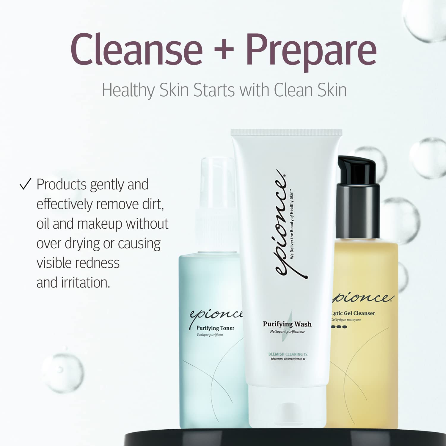 Epionce Purifying Toner - Facial & Body Toner for Problem Skin, Cleanses Dirt, Oil & Makeup with Willow Bark, Cucumber & Menthol, Dermatologist Skincare