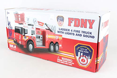 Daron FDNY 24" Fire Truck w/ Lights & Sounds,Red