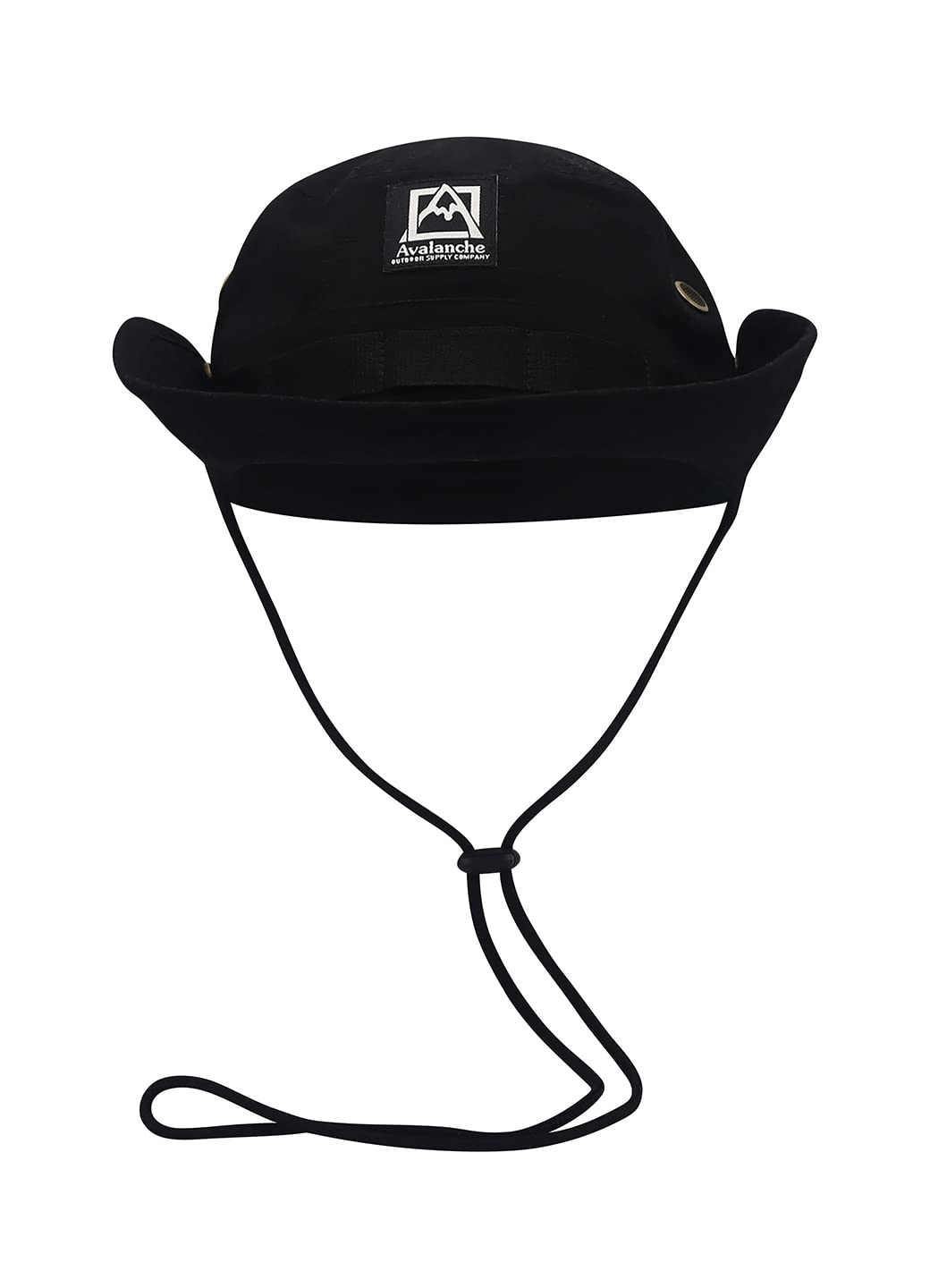 Avalanche Bucket Hat Foldable Fishing Boonie Hat with Neck Flap Neck Shield Khaki