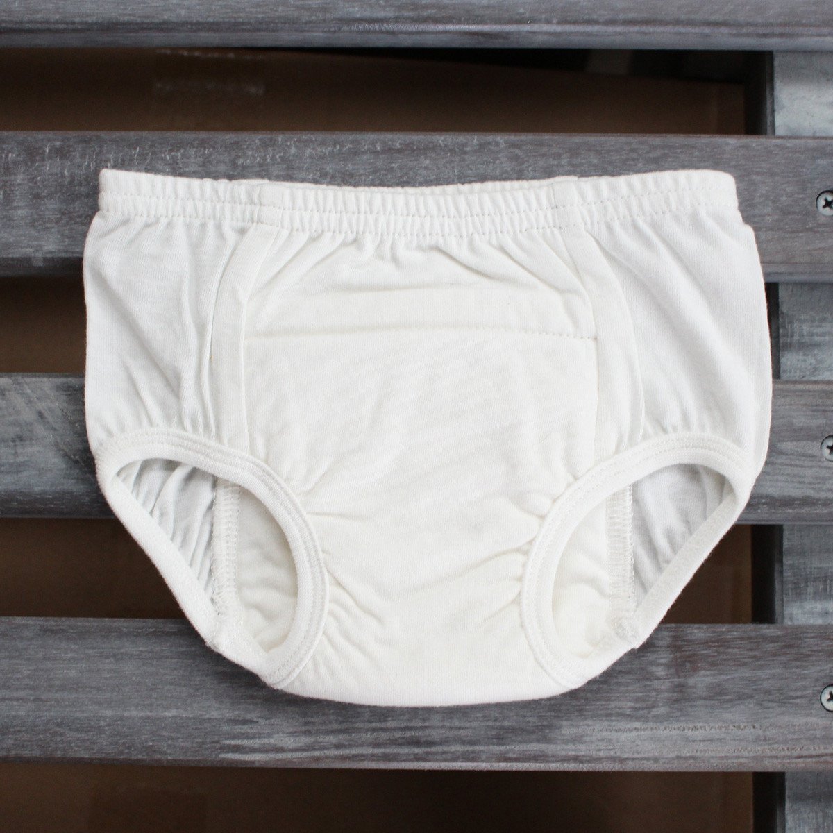 Tiny Trainers ORIGINAL - small cotton training pants, 3-pack (12 Months, Natural Undyed)