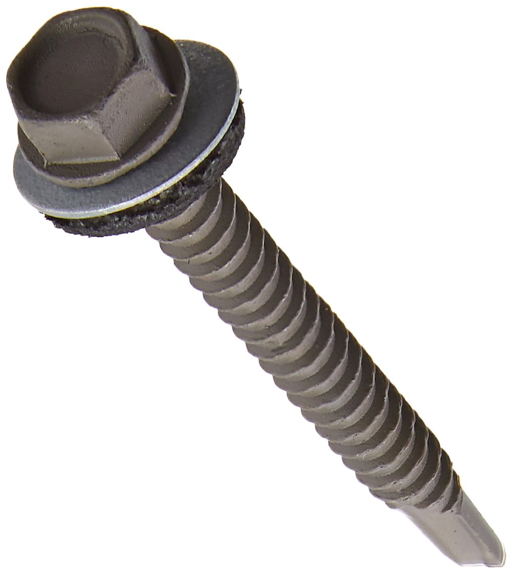ITW Brands 50Pk #12X2" Roof Screw 21416 Self Drilling Screws Hex Head
