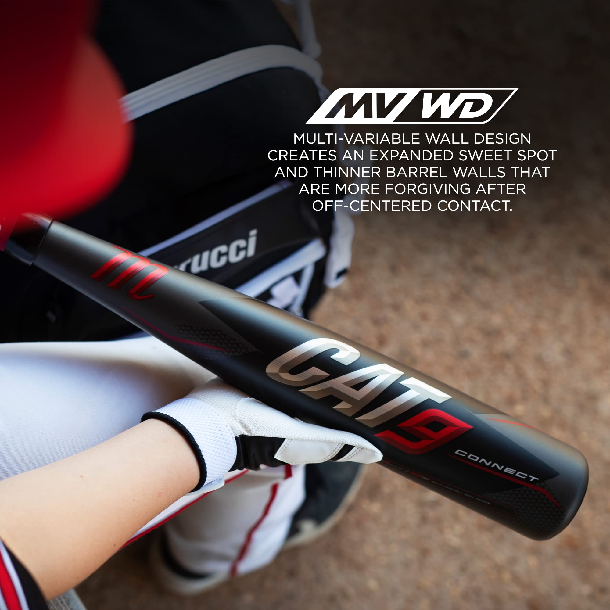 Marucci CAT9 CONNECT -8 USSSA Senior League Baseball Bat, 2 3/4" Barrel, 30"/ 22 oz