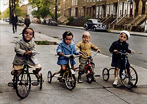 Avanti Press Kids on Tricycles : Vintage Photo America Collection Cute Birthday Card