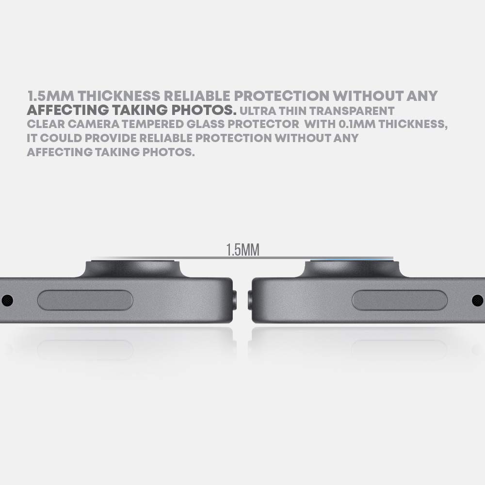 Vallcha Camera Lens Protector for iPad Pro (2024), iPad Air (2024/2022/2020), iPad Mini (2021), and Other iPad Models - New iPad Accessory