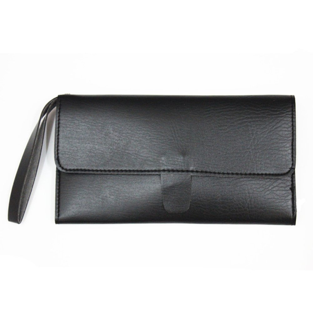 Olpchee PU Leather Salon Scissors Shear Holder Pouch Case Barber Tools Holster Bag for Hairdressers Hair Stylist