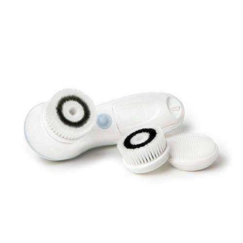 Vanity Planet Facial Cleansing Brush Ultimate Skin Spa with 3 Interchangeable Face Brushes for Cleansing, Exfoliating and Silicone Brush, Cordless, Water Resistant (Not Ur Mom's Purple)