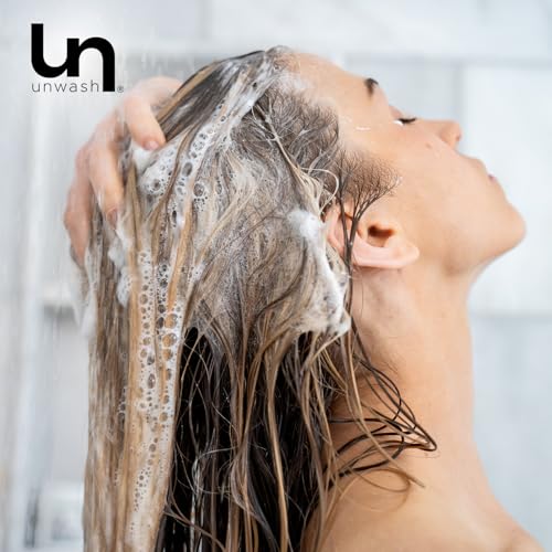 unwash Anti Residue Hair Cleanser: Gentle pH Balanced Clarifying Shampoo, Removes Build-up, Moisture Balancing, Hair Detox, 2.5 Fl oz (1 Pack)