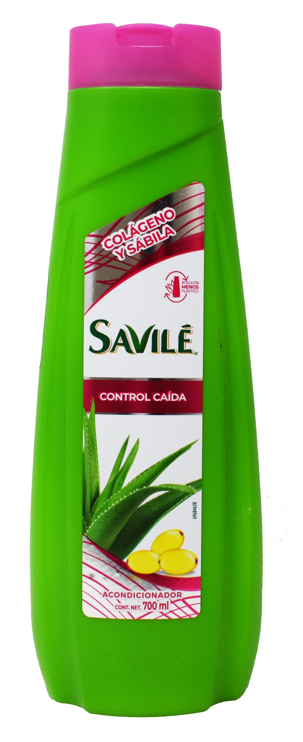 Savile pulpa de sabila Colageno Control Caida Anti Hair Loss Shampoo and Conditioner 750ml