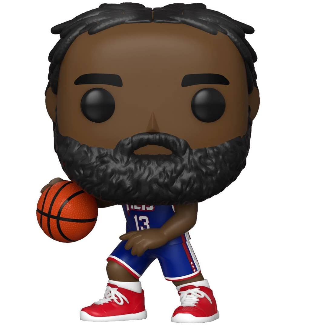 POP NBA: Nets - James Harden (City Edition 2021) Funko Vinyl Figure (Bundled with Compatible Box Protector Case)