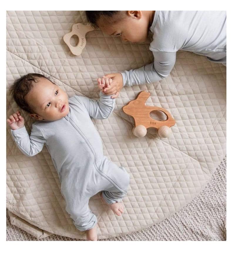 Auro Mesa Baby Unisex Soft Footies Zipper Closure Footless Pajama Sleepers Pjs N' Plays One-Piece Romper 0-24M