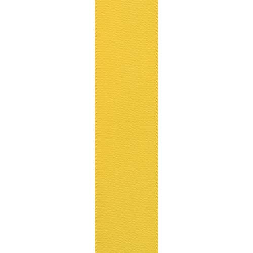 Berwick Offray 069684 1.5" Wide Single Face Satin Ribbon for Decoration and Crafts, 4-Yard Spool, Lemon Yellow