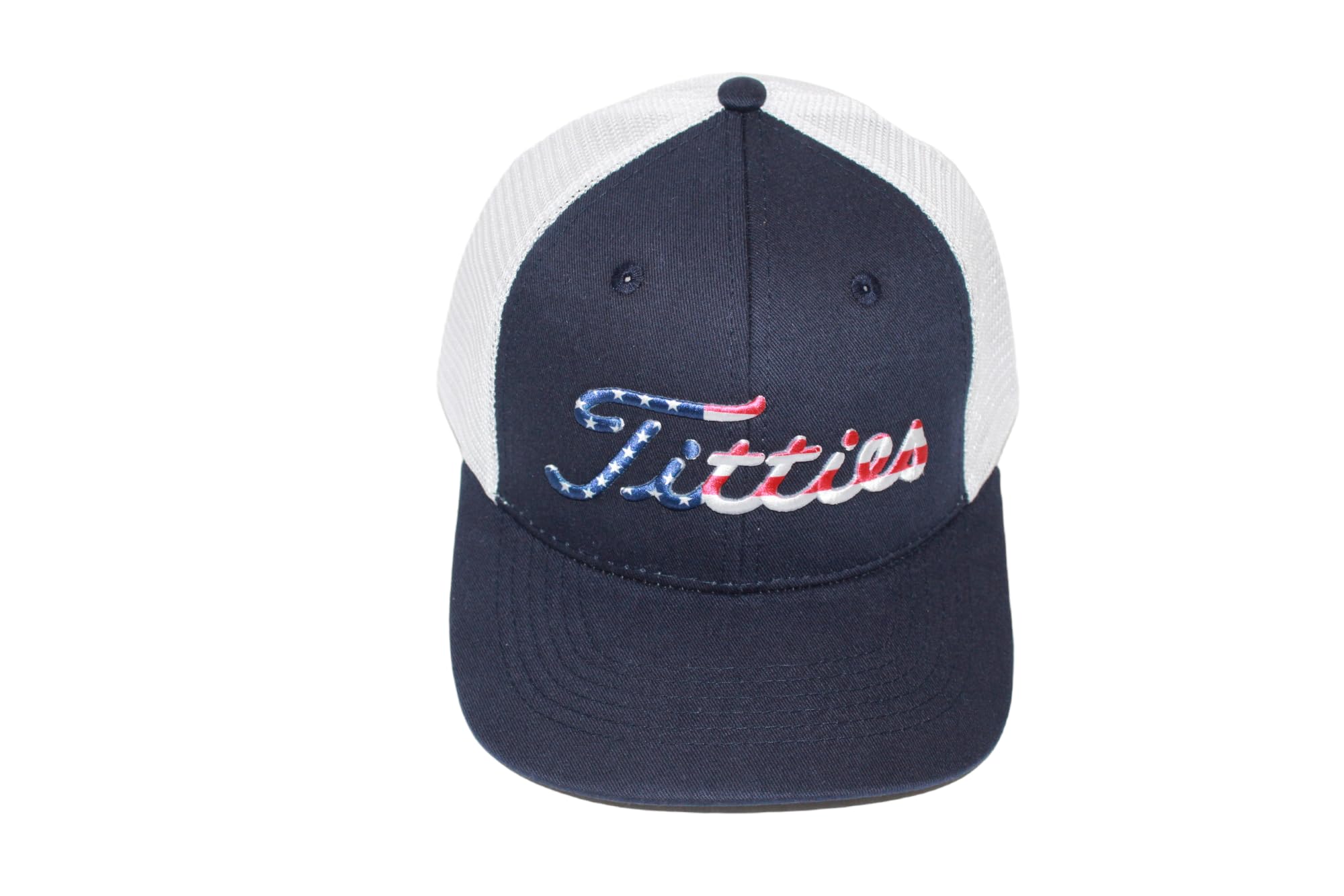 All Possibilities 369 USA Titties Snapback Navy with White Mesh Golf Hat Men, Women, Funny