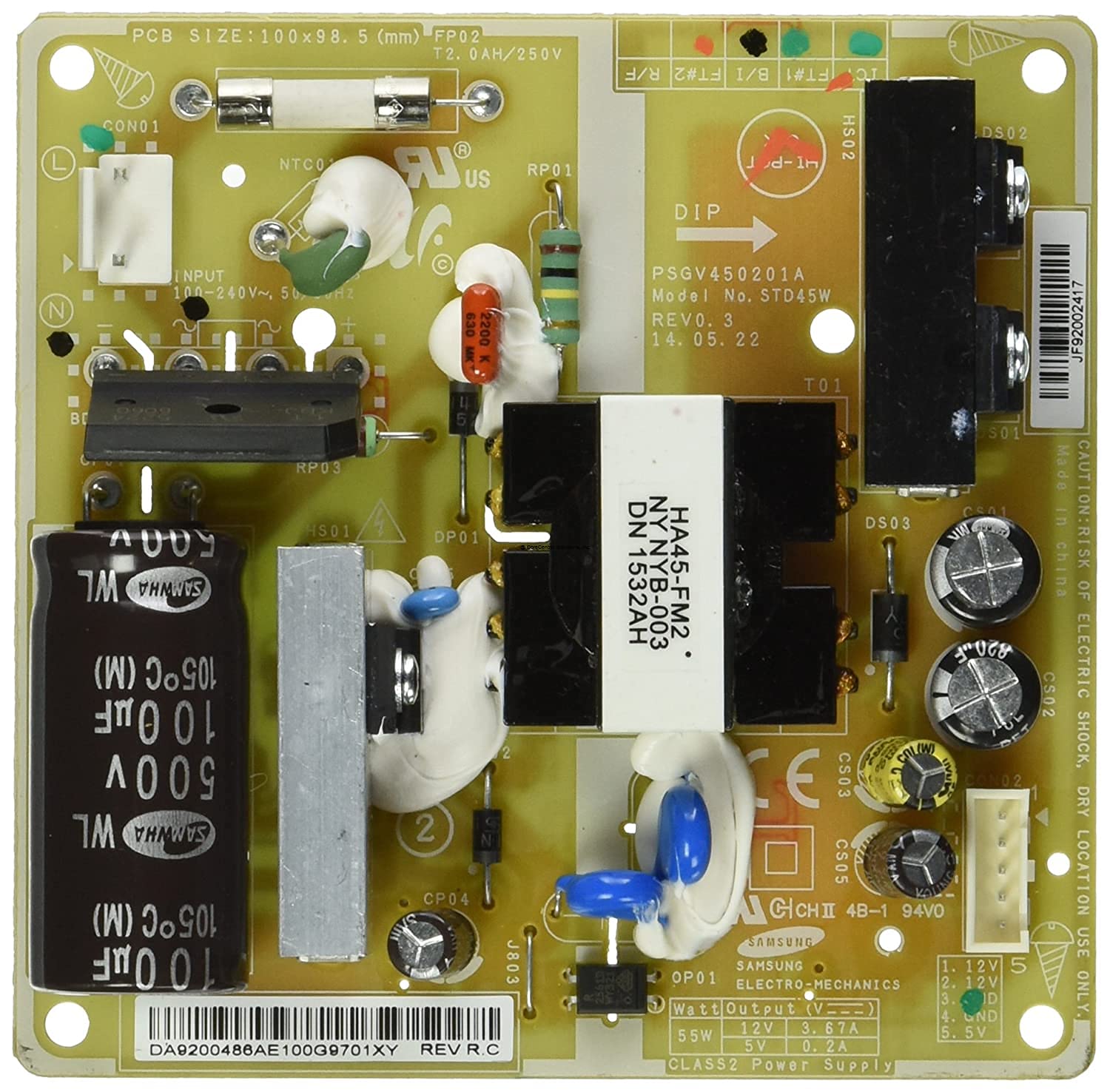 CoreCentric Remanufactured Refrigerator Electronic Control Board Replacement for Samsung DA92-00486A