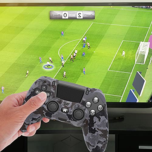 OSALADI Gamepad Anti- Slip Sleeve Silicone Cover Case for Game Console Handle Compatible for PS4 Slim pro