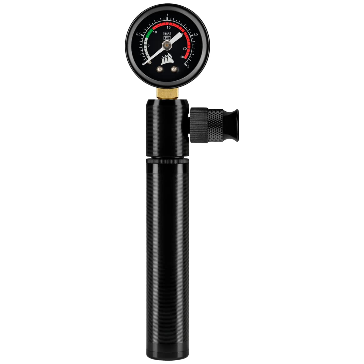 Corsair Hydro X Series XT Pressure Leak Tester Tool Kit (Quick and Safe, Hand-Operated Air Pump Included, Precise Pressure Readings, 20cm Connection Hose System) Black
