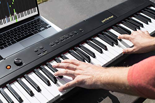 88-Key Portable Digital Piano/Keyboard for Beginners with Full Size Soft Touch Keys, Power Supply, Sustain & 2 Months.