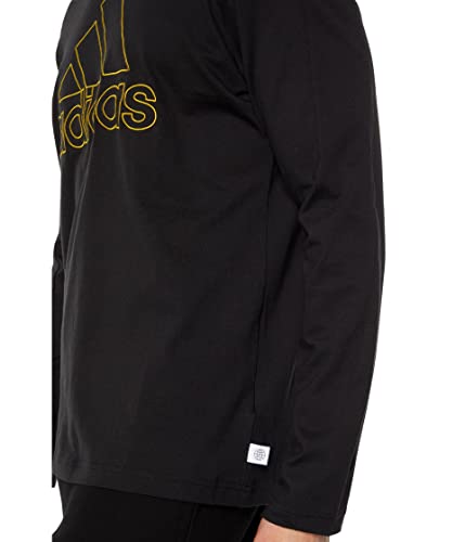 adidas Men's Future Icon Embroidered Badge of Sport Long-Sleeve, Black, X-Large