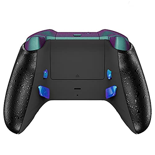 HexGaming Dark Chaos Nebula Galaxy Blade HEX Controller 2 Mappable Paddles & Interchangeable Thumbsticks & Flashshot Compatible with Xbox Series X/S Elite Controller PC Wireless FPS Esports Gamepad
