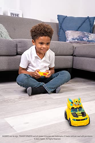 Transformers Rescue Bots Academy Bumblebee RC Radio Control Car, Toys for Kids and Adults