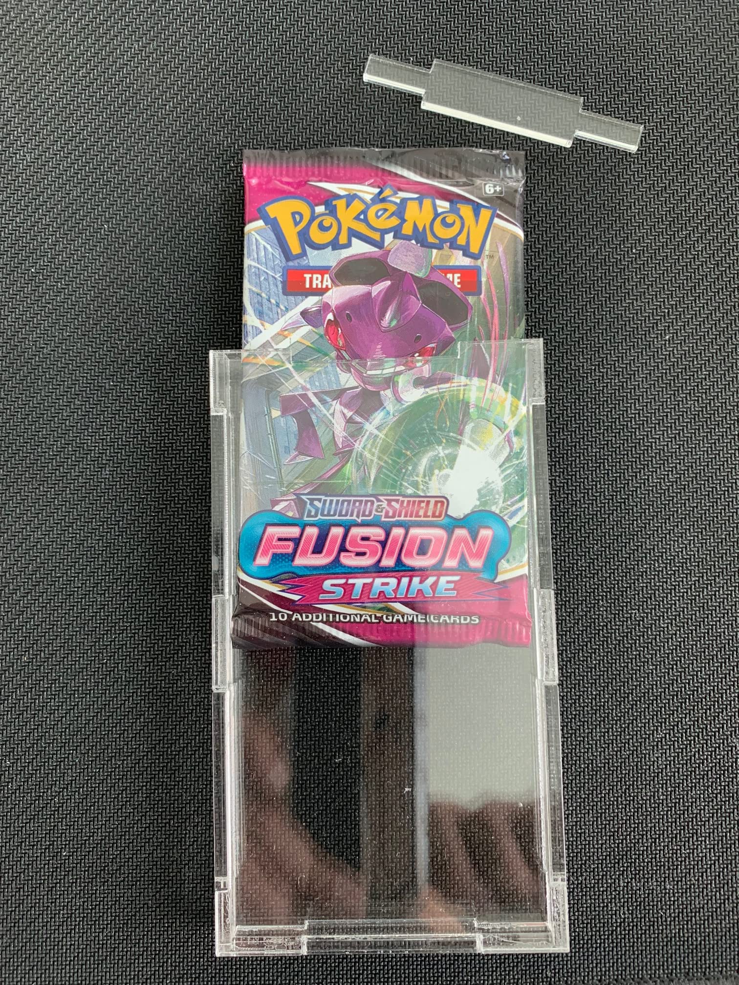 PWorld Ultra Acrylic Booster Pack Display Case Box for Pokémon Yu-Gi-Oh Trading Cards Booster Packs (Pack of 5)
