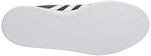adidas Men's Grand Court SE Racquetball Shoe, Black/White/Dove Grey, 9