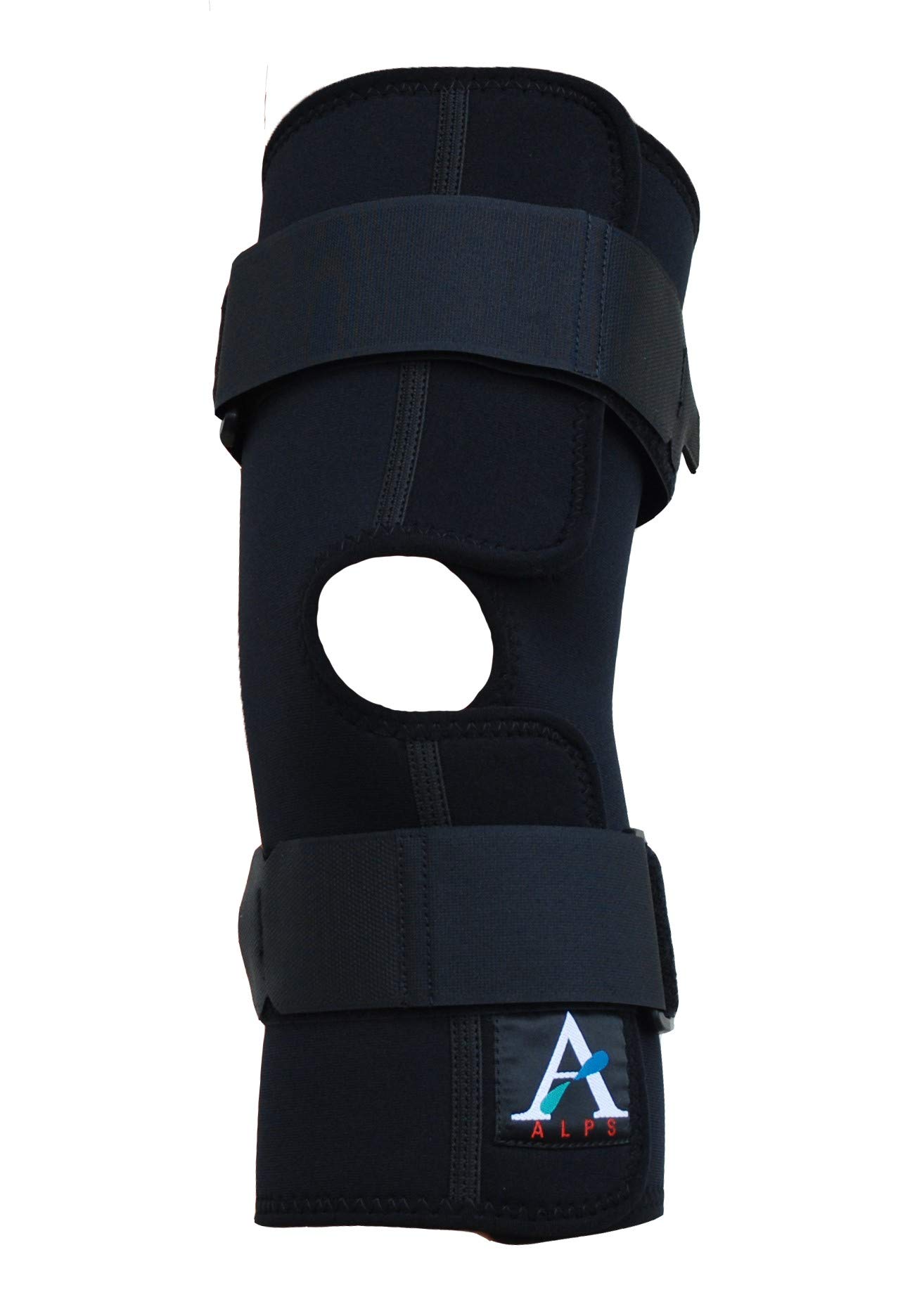 ALPS Knee Brace, Prevent or Reduce Severity of Knee Injury, Soft and Breathable, Wrap-Around with Reinforced Seams, X-Large Size