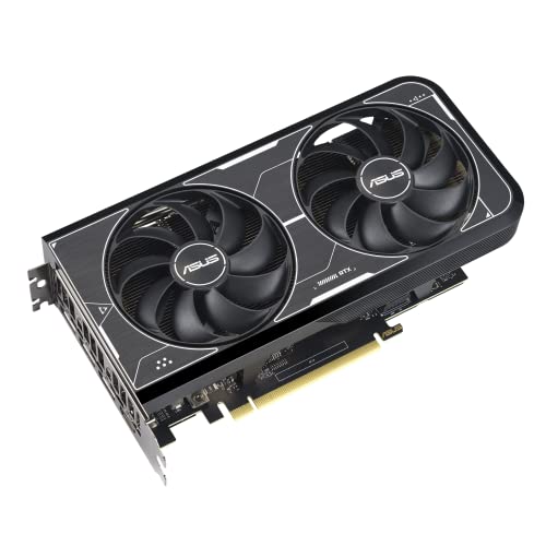 ASUS Dual NVIDIA GeForce RTX 3060 Ti OC Edition Graphics Card (PCIe 4.0, 8GB GDDR6X Memory, HDMI 2.1, DisplayPort 1.4a, 2-Slot Design, Axial-tech Fan Design, 0dB Technology, and More)