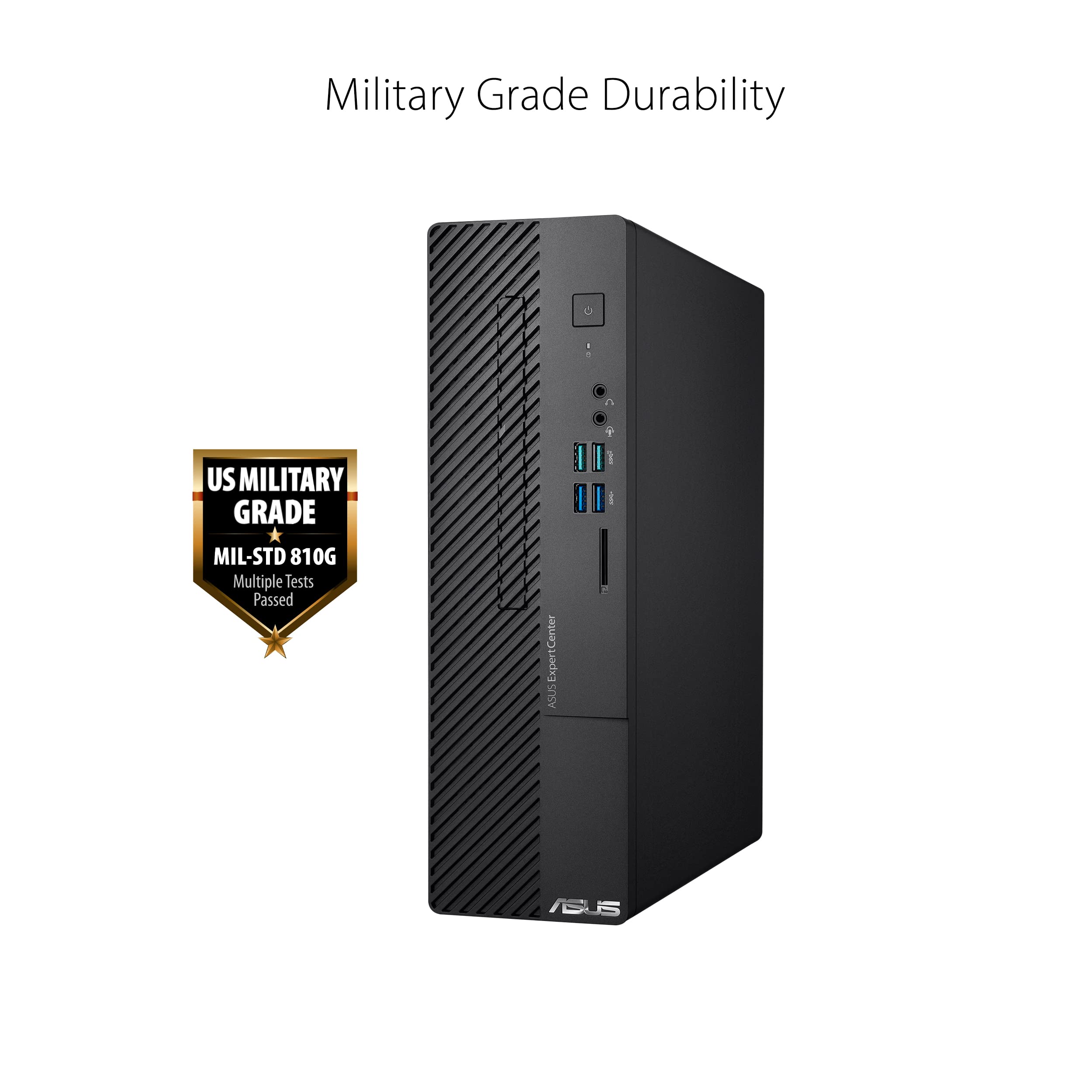 ASUS ExpertCenter D500SC Small Form Factor Desktop PC, Intel Core i5-11400, 16GB DDR4 RAM, 256GB PCIe SSD + 1TB HDD, TPM, Windows 11 Home, Black, D500SC-AB504
