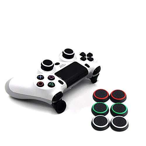 8PCS Joystick Cap Silicone Rubber Thumb Stick Grip Caps for PS5 PS4 PS3 Xbox 360 Xbox One Xbox One X Elite Nintendo Switch Pro Controller