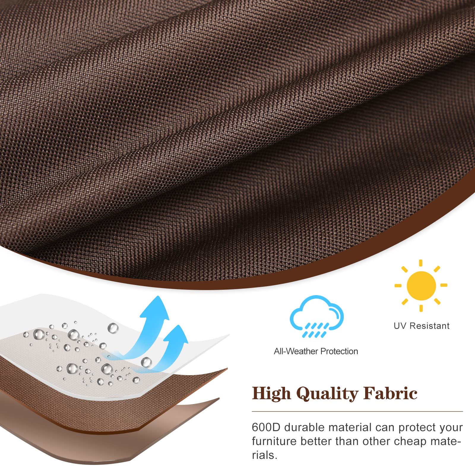 BRIVIC Air Conditioner Covers for Outside Unit Winter AC Covers for Outside Fits up to 30 x 30 x 36 inches
