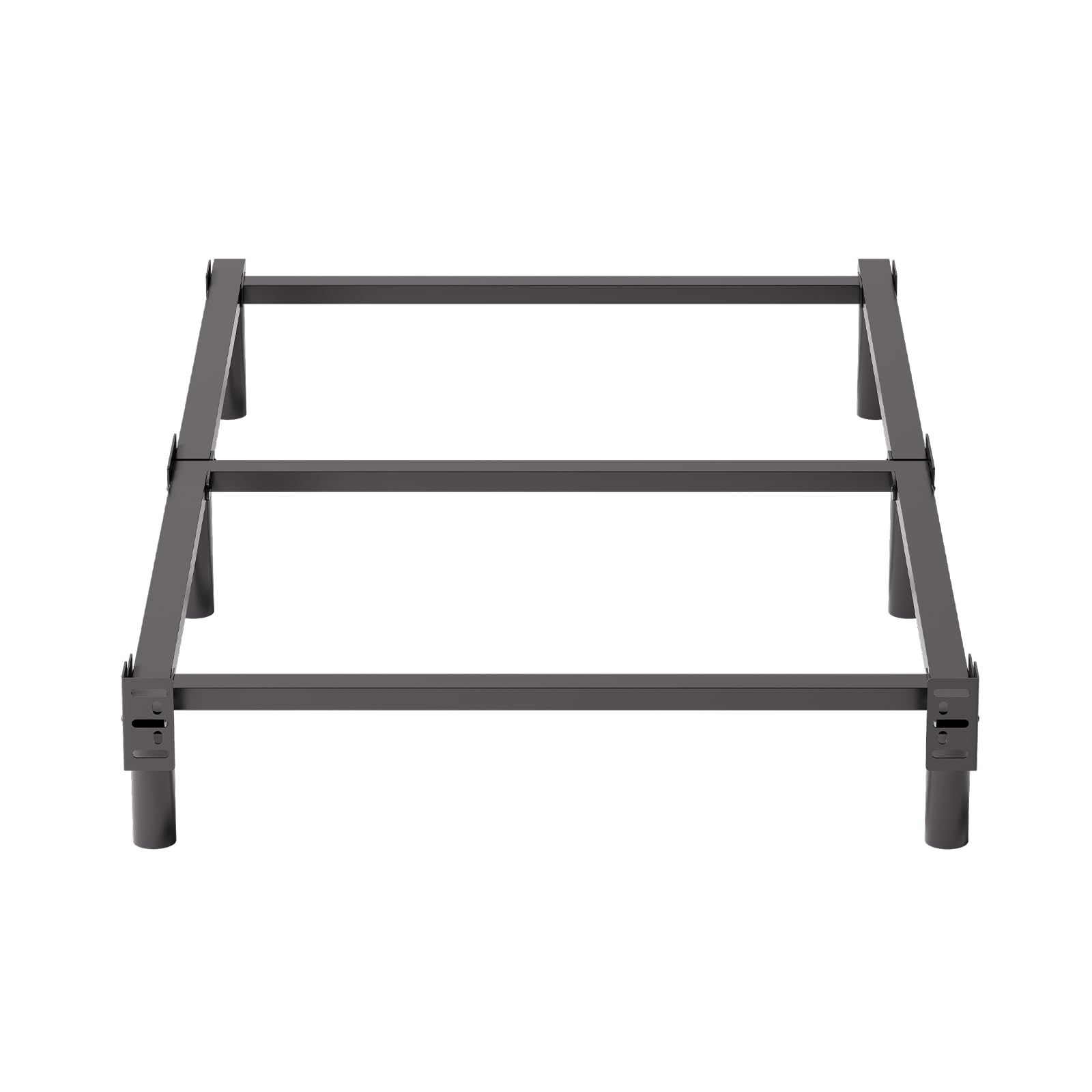 Bednowitz Metal Twin Bed Frames, 7 Inch Hith Bed Base Support for Box Spring and Mattress Foundation, Heavy Duty Basics Bed Frame, Noise Free, Easy Assembly, Black