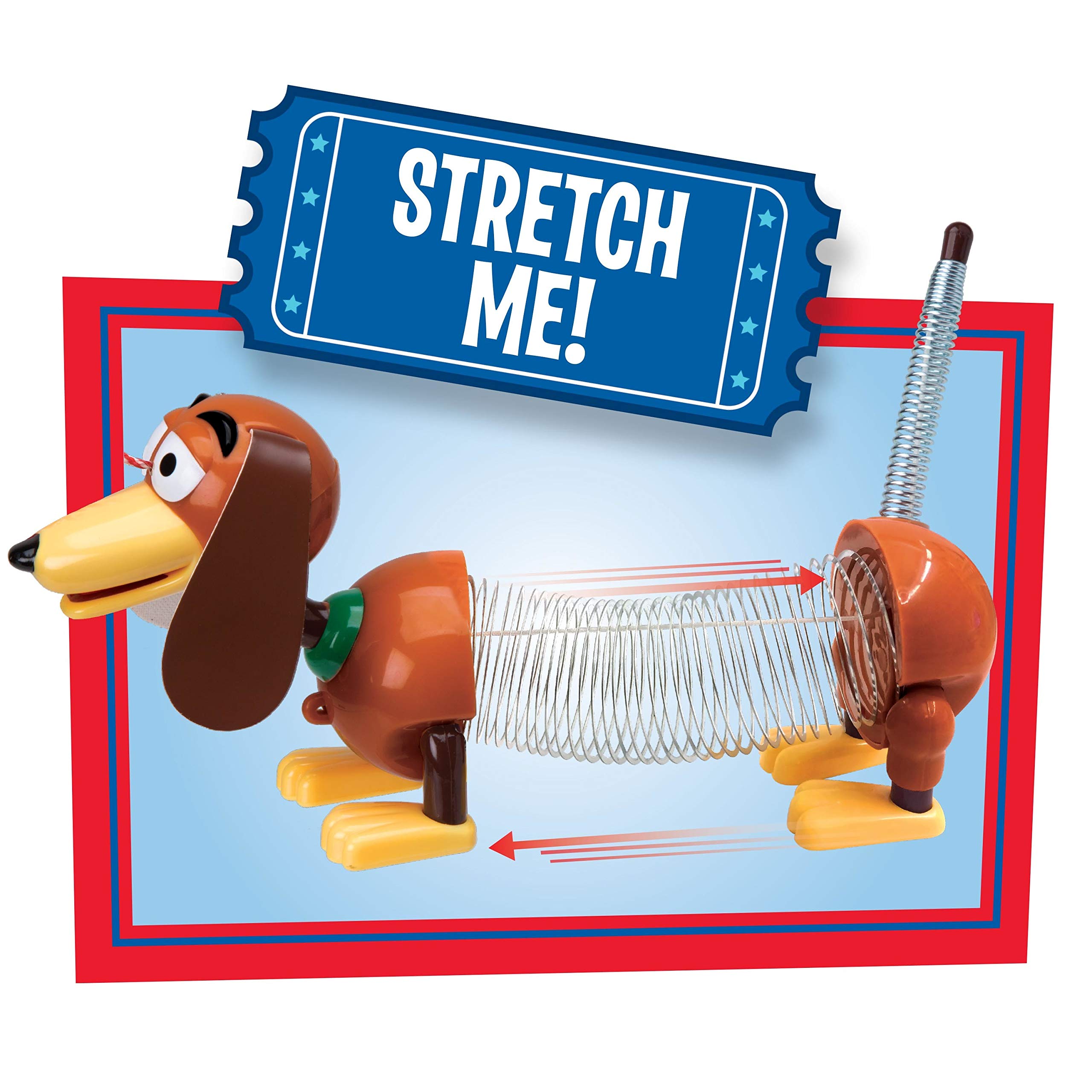 Disney and Pixar Toy Story Slinky Dog Jr Pull Toy, Toys for 3 Year Old Girls and Boys, Kids Toys for Ages 18 Month by Just Play