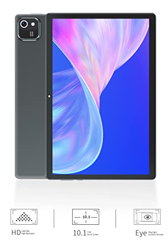 JUNINKE 2023 New Android 11.0, 10 inch Tablet Android, 3+64GB, Octa-Core Tablets, IPS HD Touch Screen, Powerful Performance, High Capacity, Long Battery Life(Black)