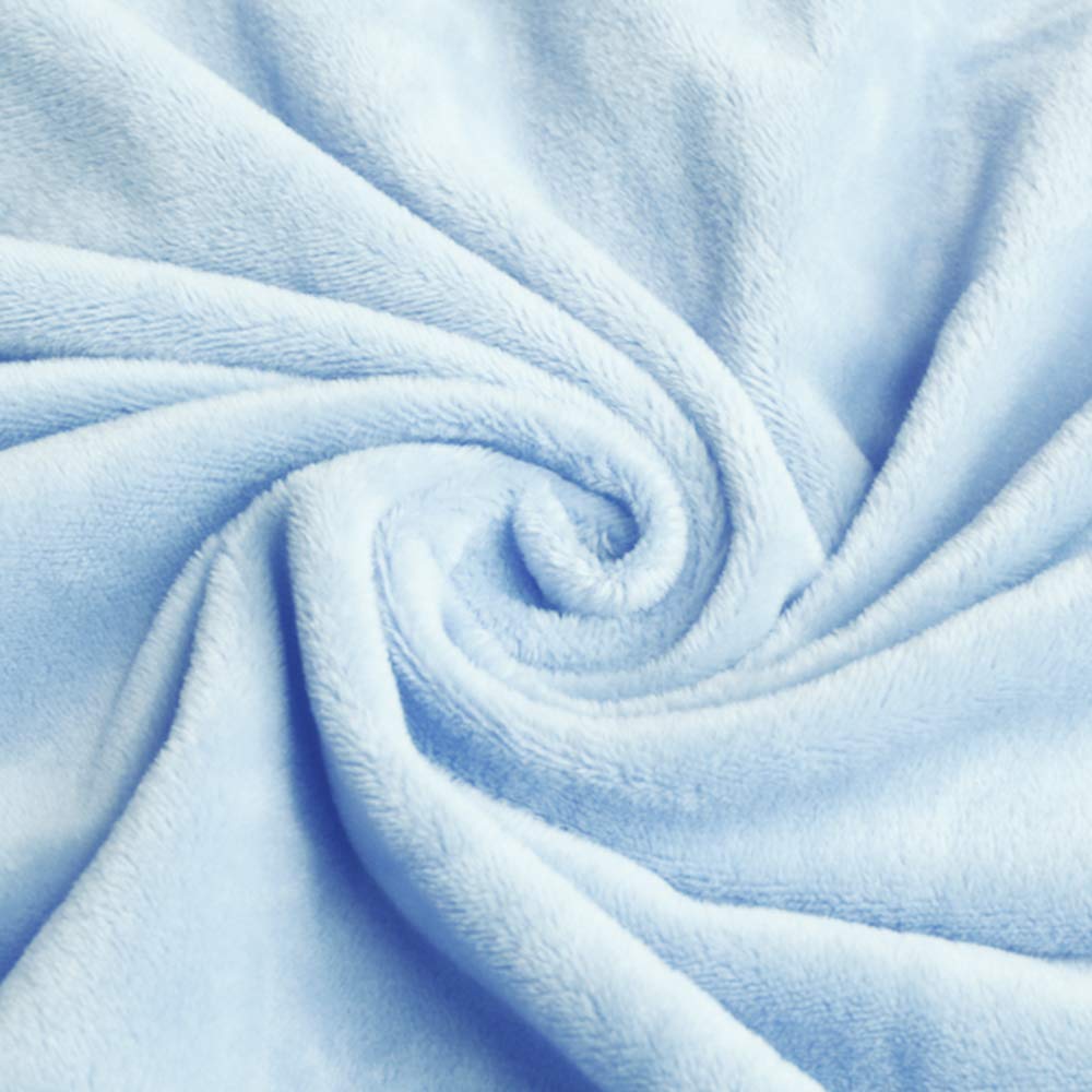 TL Care Heavenly Soft Chenille Fitted 18" x 36" Cradle/Bassinet Sheet, Blue, for Boys and Girls