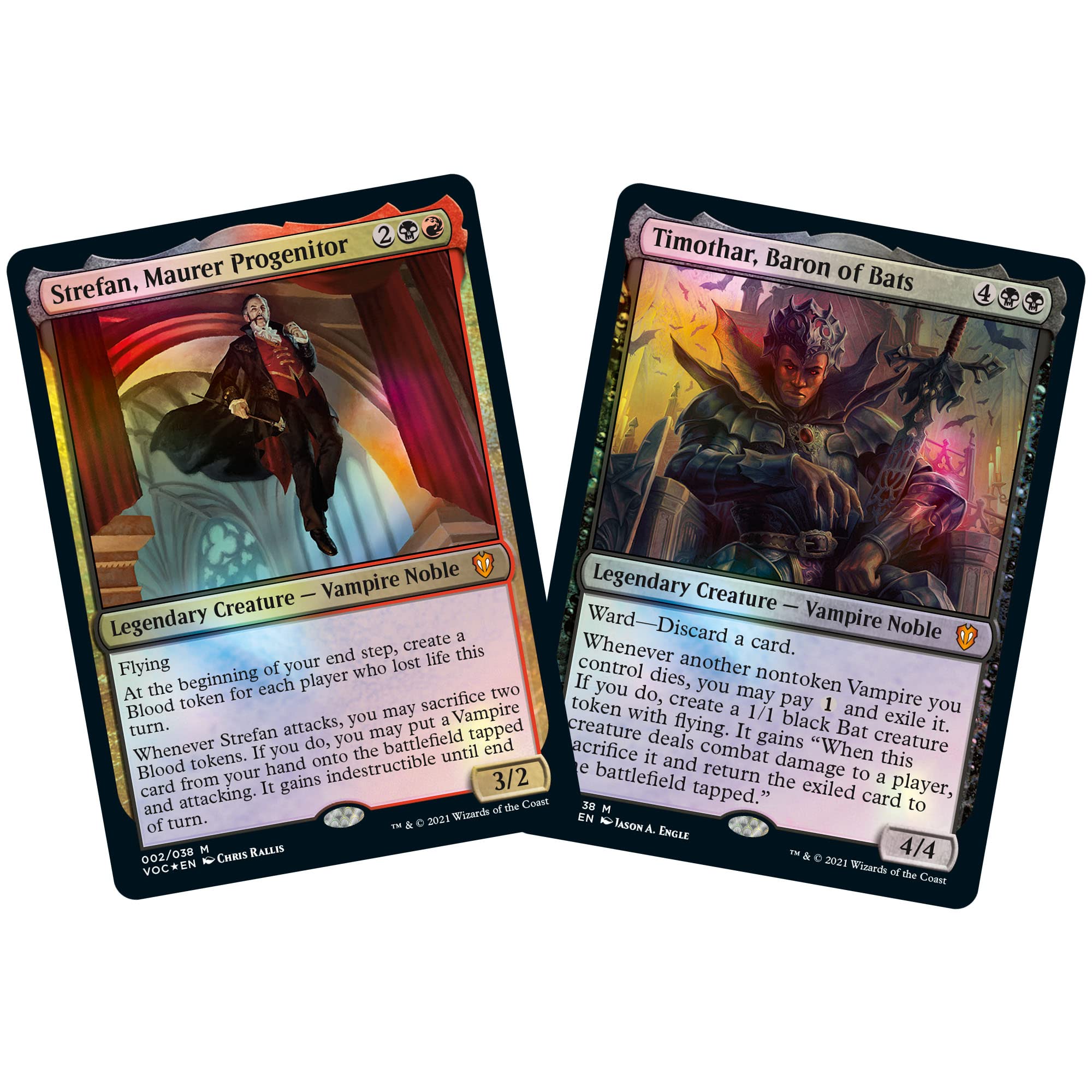 Magic: The Gathering Innistrad: Crimson Vow Commander Deck โ Vampiric Bloodline (Black-Red) | Minimal Packaging Version