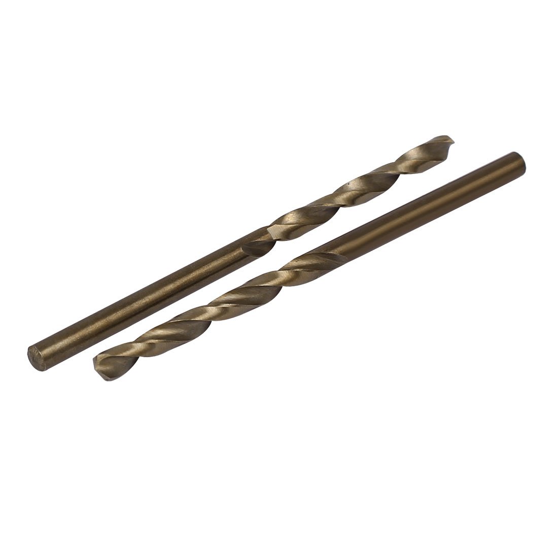 uxcell 3.1mm Drilling Dia High Speed Steel Cobalt Metric Spiral Twist Drill Bit Rotary Tool for Hardened Metal, Stainless Steel, Cast Iron and Plastic 5pcs